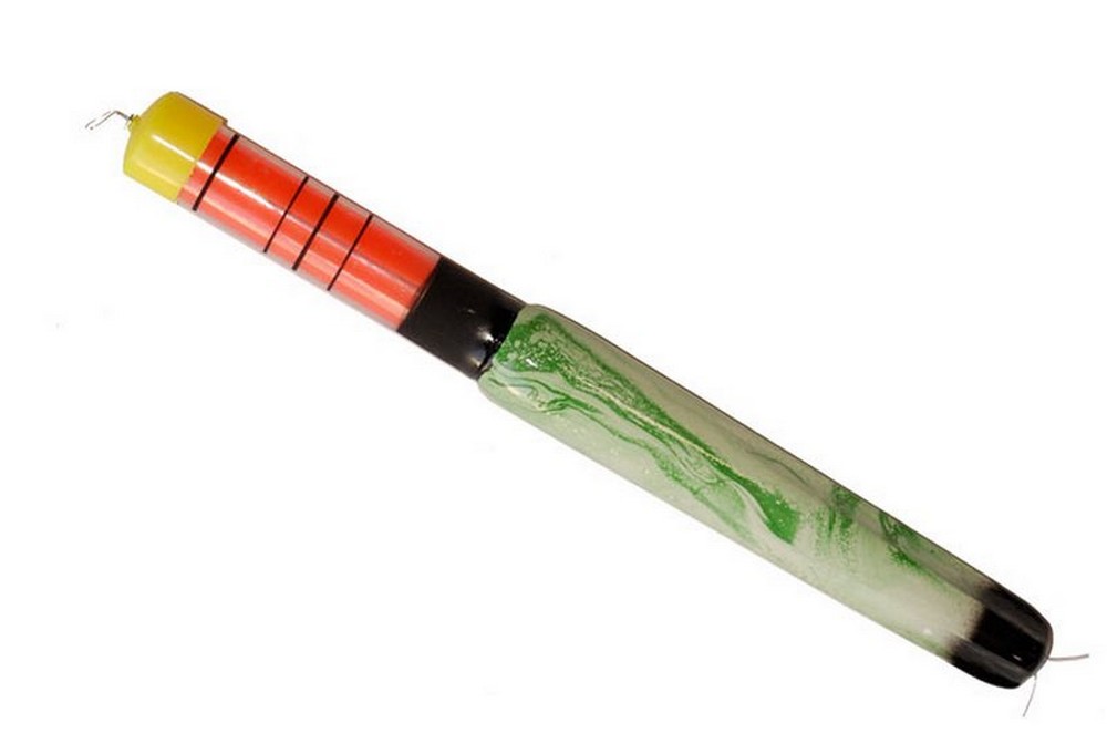 American Premier Zing Lighthouse Bobber Weighted Chart/Red/Swirl Pole