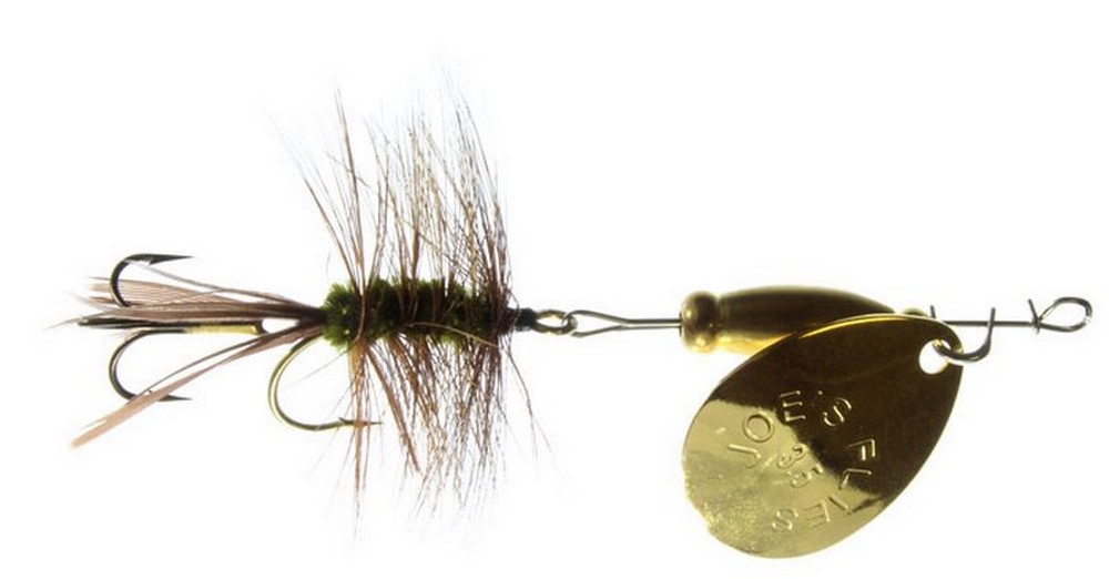 Joe’s Flies Short Striker Super Spinner Fly with Treble Trailer 1/4 oz ...
